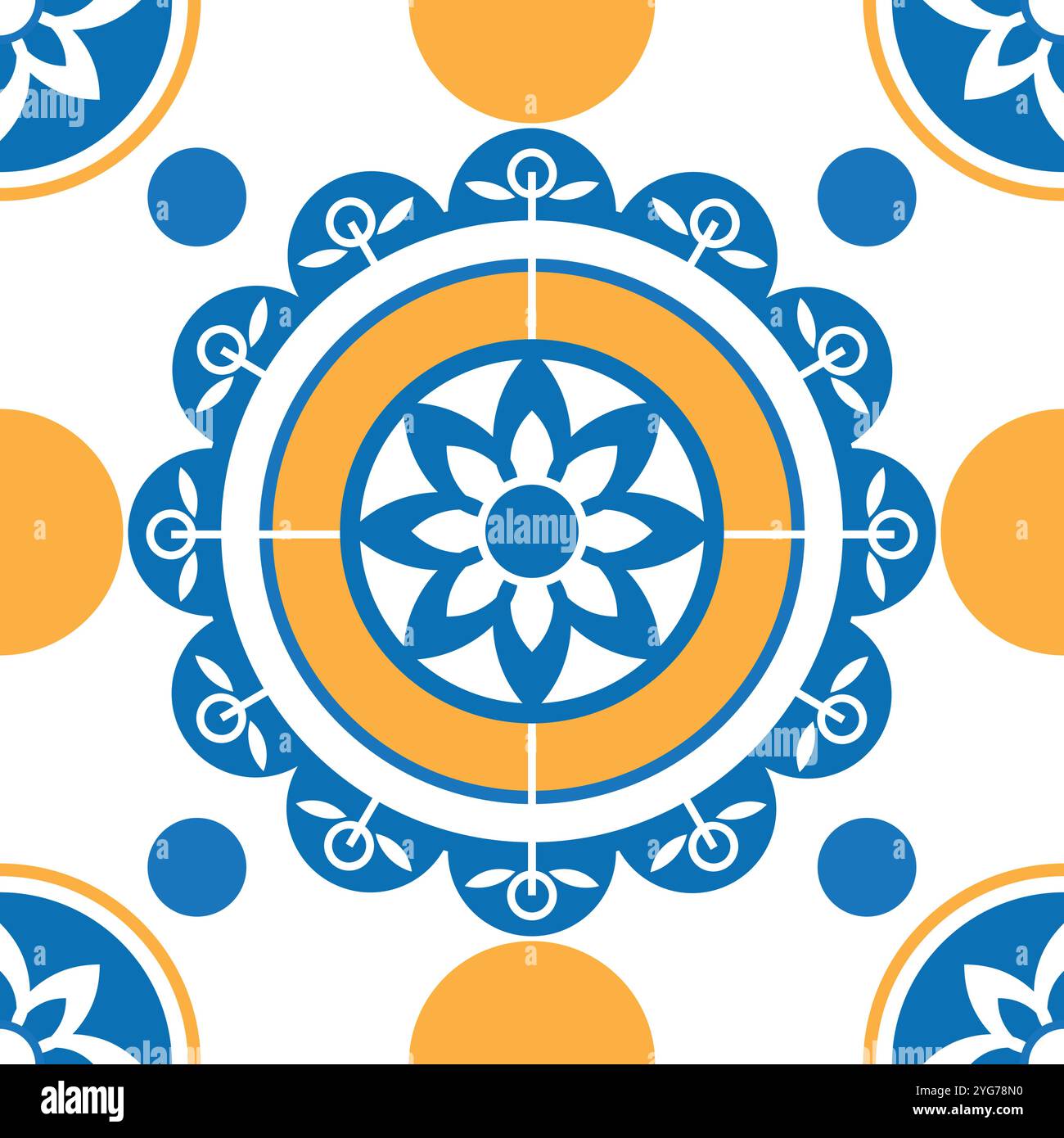 Mediterranean fabric pattern blue hi-res stock photography and images ...