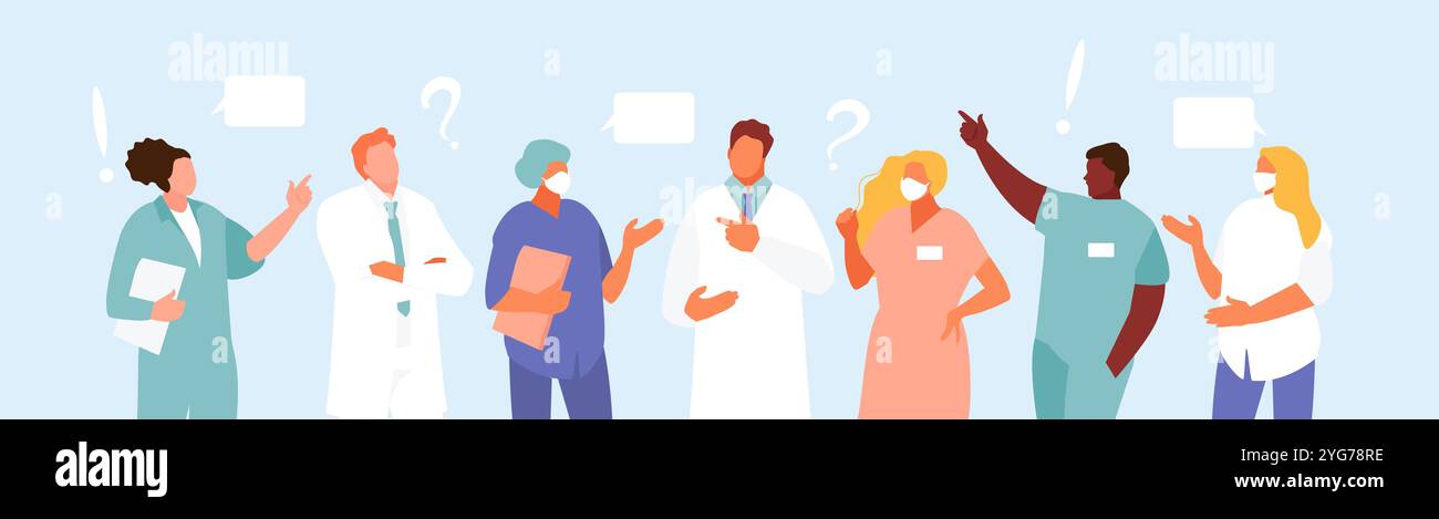 Professional medical discussion Stock Vector Images - Alamy