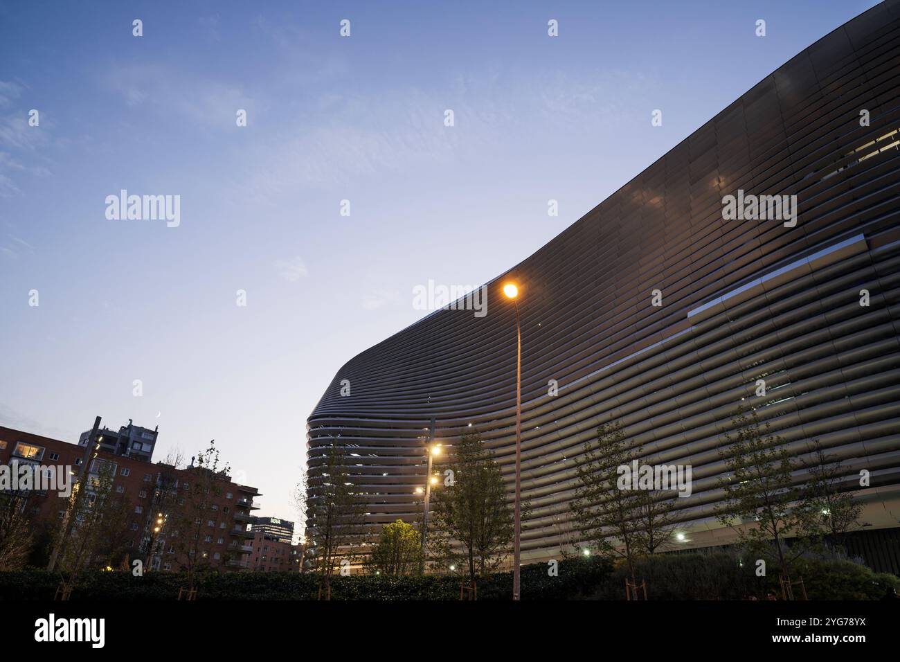 Santiago bernabéu stadium outside hi-res stock photography and images ...