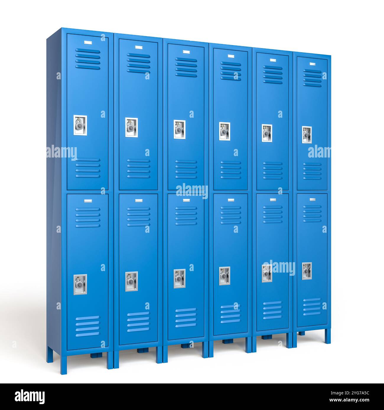 Blue School Lockers