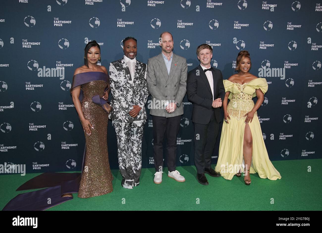 The Prince of Wales, with (left to right) Bonang Matheba, Host of the ...