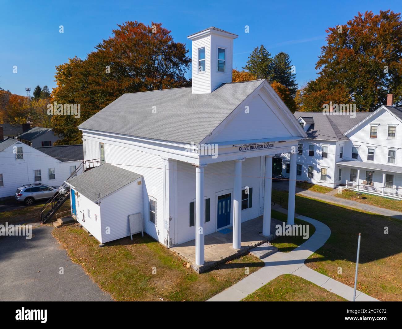 Aerial view east lodge hi-res stock photography and images - Alamy