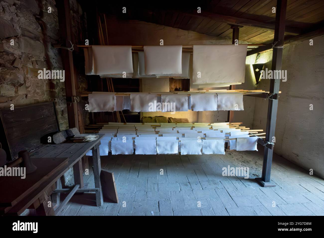 Bevagna, Italy, Ancient paper mill, a place dedicated to creating ...