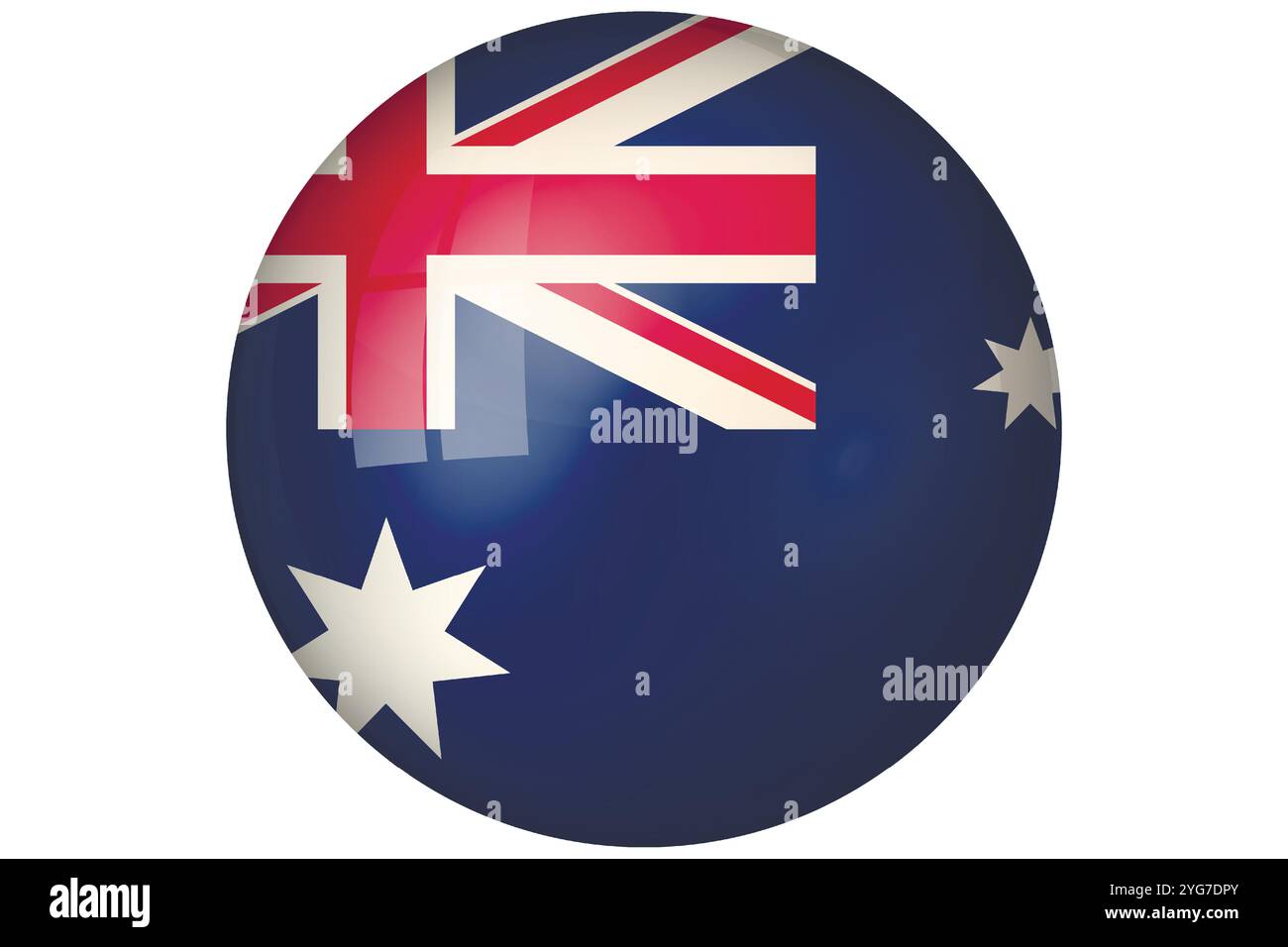 Flag of Australia. Australian national symbol in official colors ...