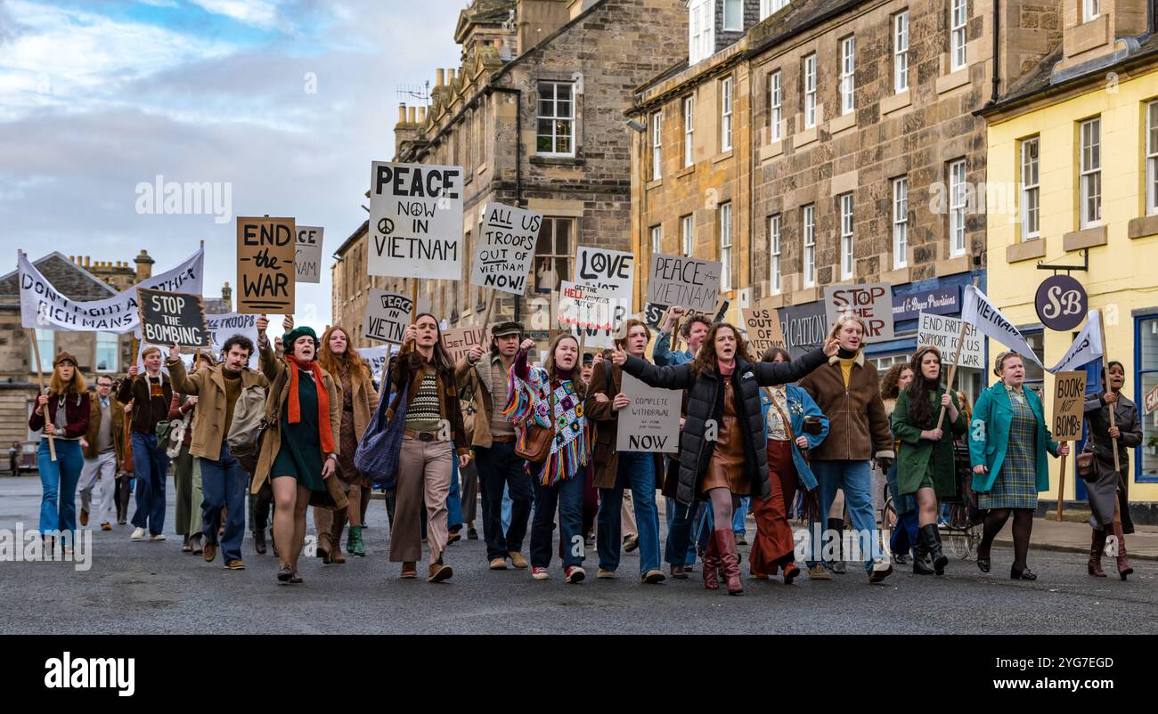 Anti Vietnam war protest in filming of 1970s movie Borges and Me ...
