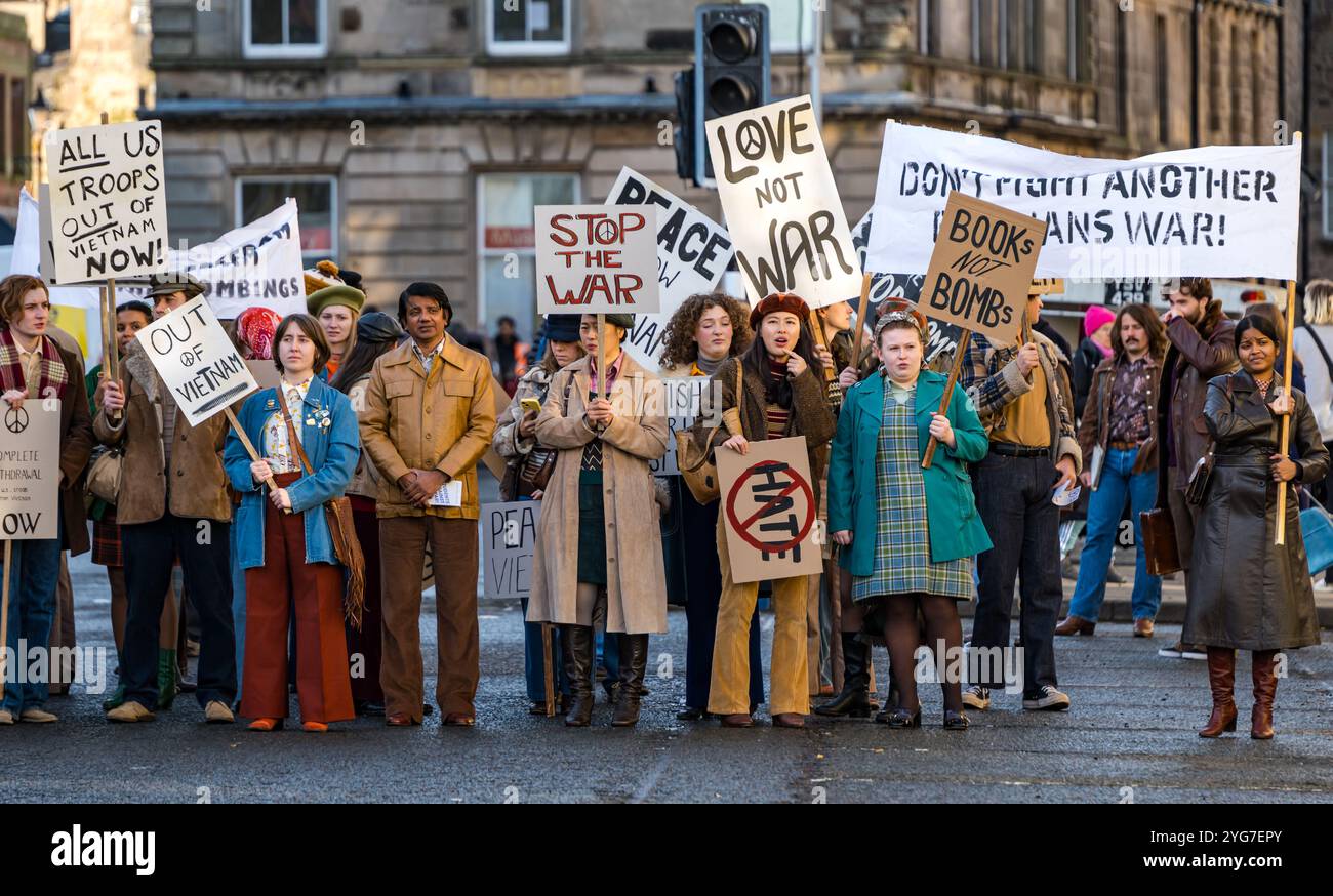 Anti Vietnam war protest in filming of 1970s movie Borges and Me ...