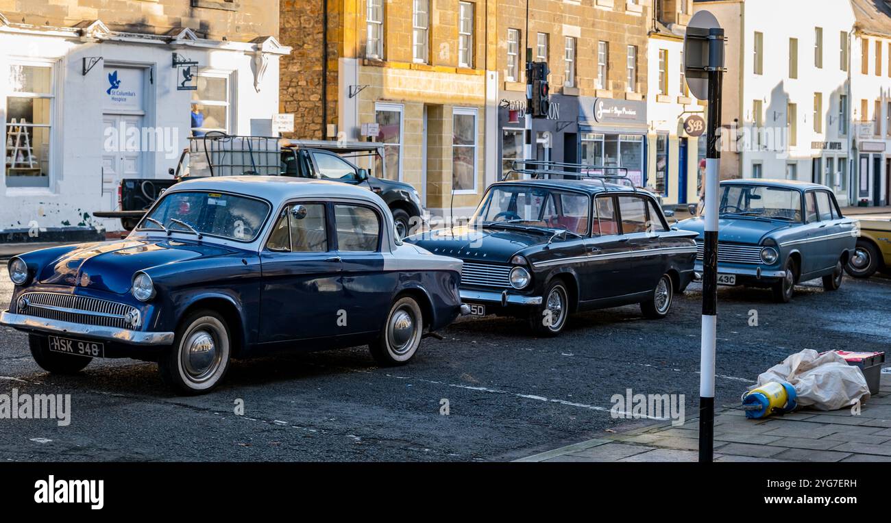 Vintage Hillman cars in filming of 1970s movie Borges and Me ...