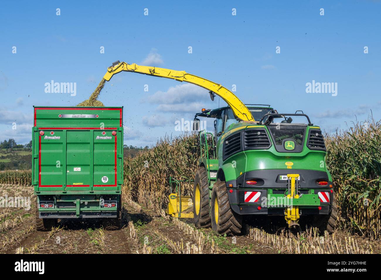 Walsh Agri Services harvests maize for Bauravilla based dairy farmer ...