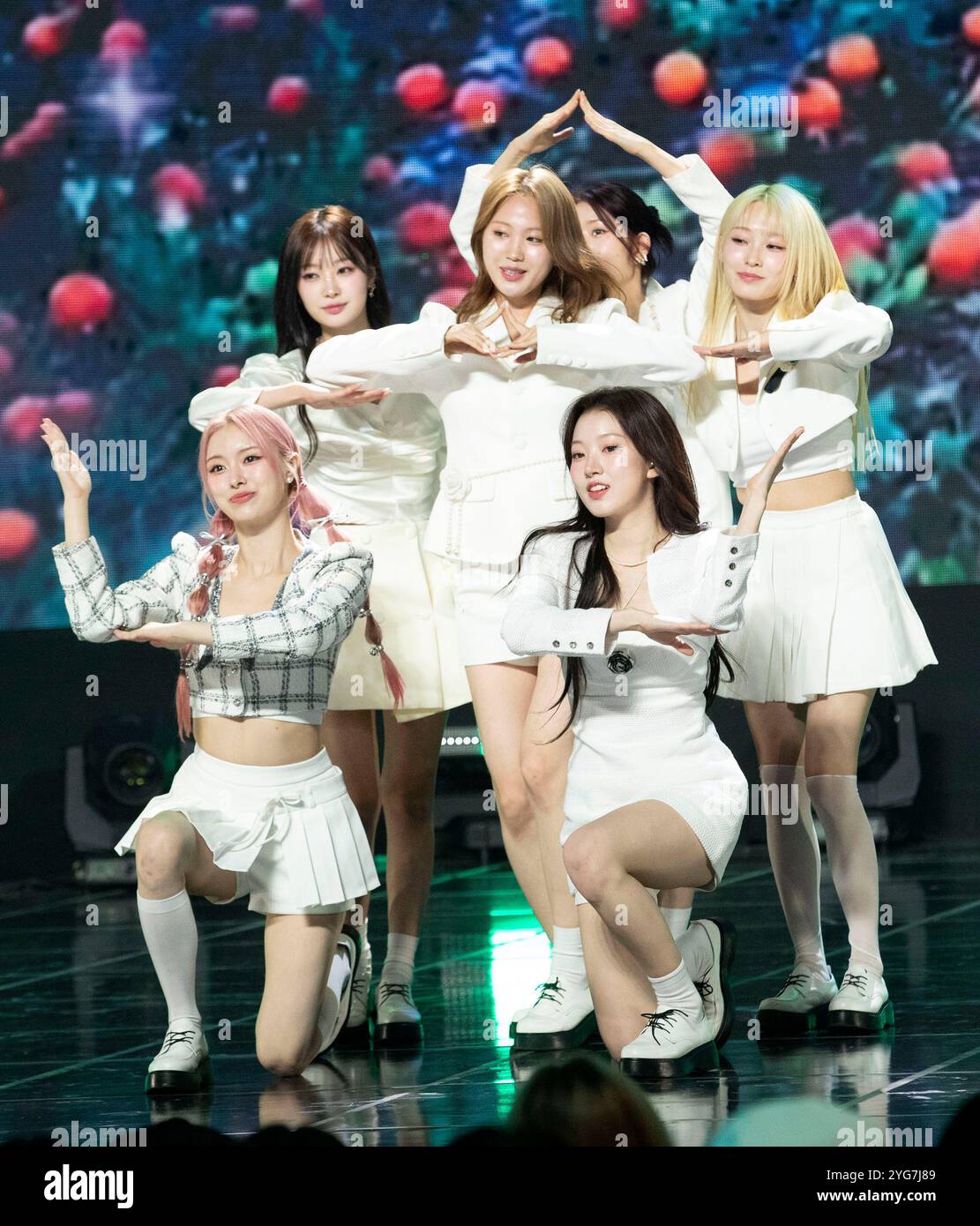 Goyang, South Korea. 6th Nov, 2024. South Korean Sumin, Eunjo, Lara, Miso, Youi and Boni, K-Pop ...