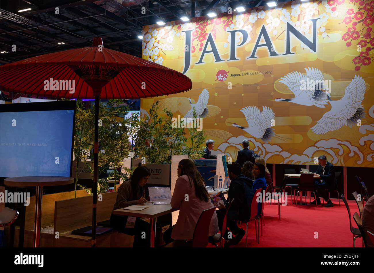 Japan tourism at The World Travel Market, London 2024 at the Excel ...