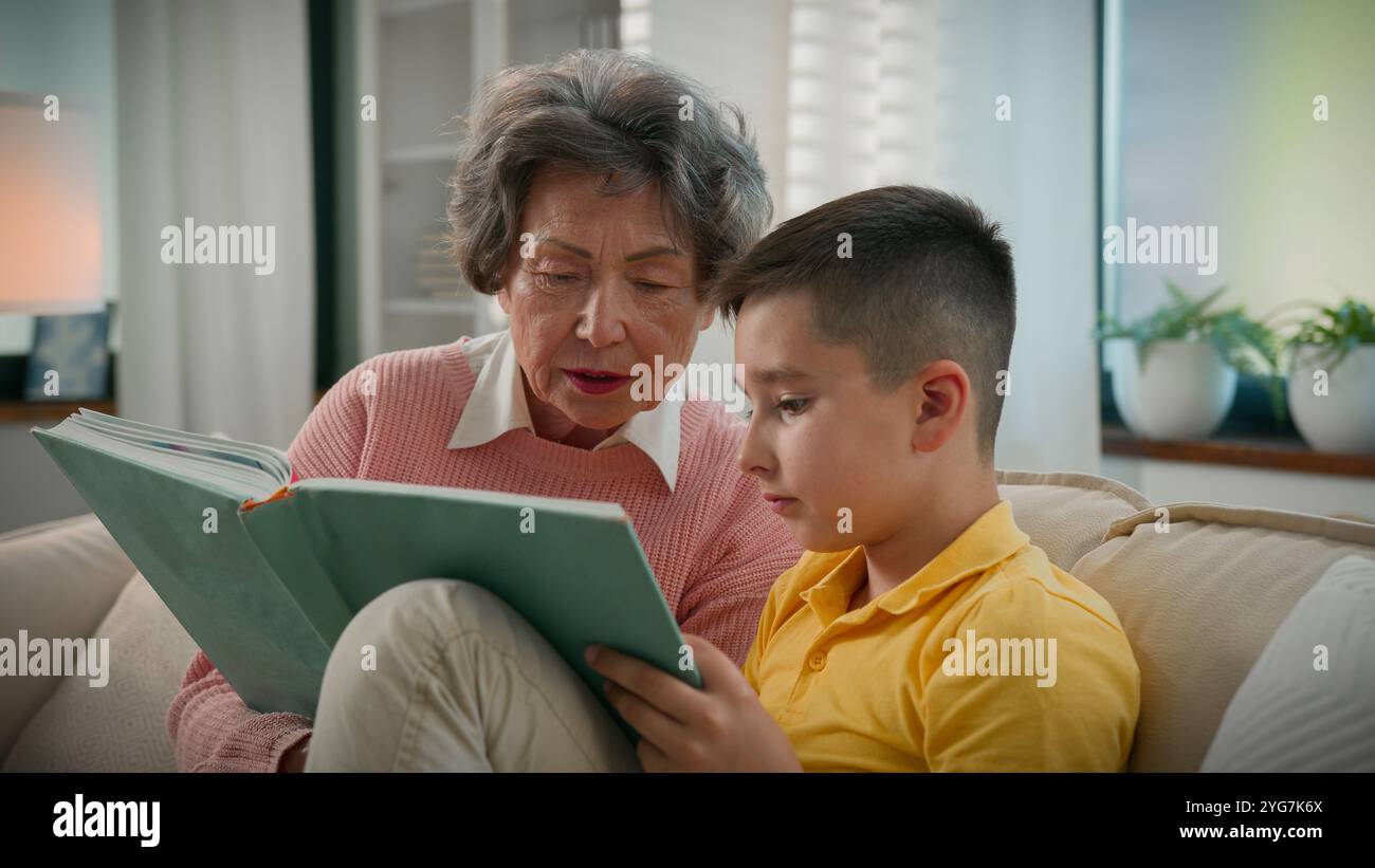 Grandmother grandson enjoying game hi-res stock photography and images ...