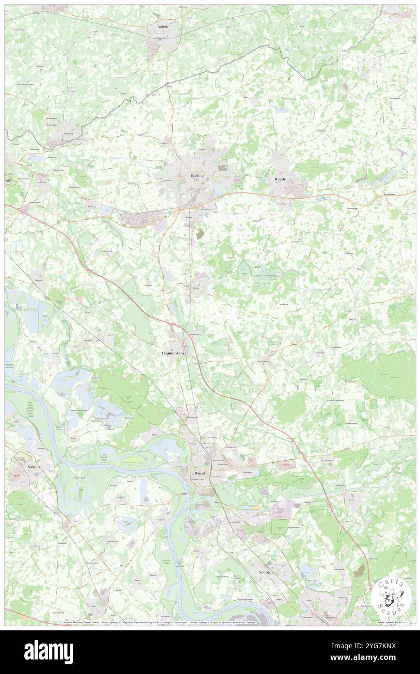 Hamminkeln map Cut Out Stock Images & Pictures - Alamy
