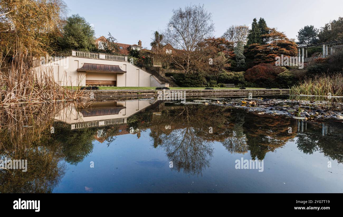 Reflections at the Hill Garden and Pergola in London's Hampstead in ...