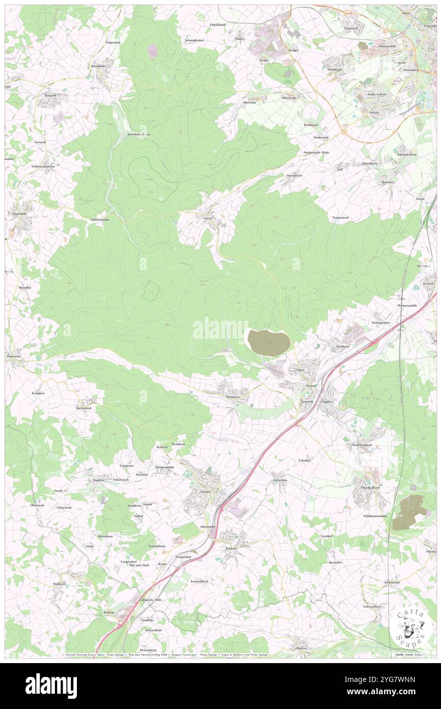 Neuhof, DE, Germany, Thuringia, N 50 46' 9'', N 10 18' 10'', map ...