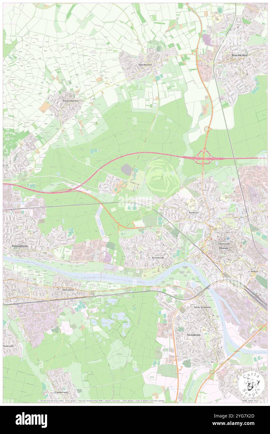 Hanau-Wilhelmsbad, Regierungsbezirk Darmstadt, DE, Germany, Hesse, N 50 ...