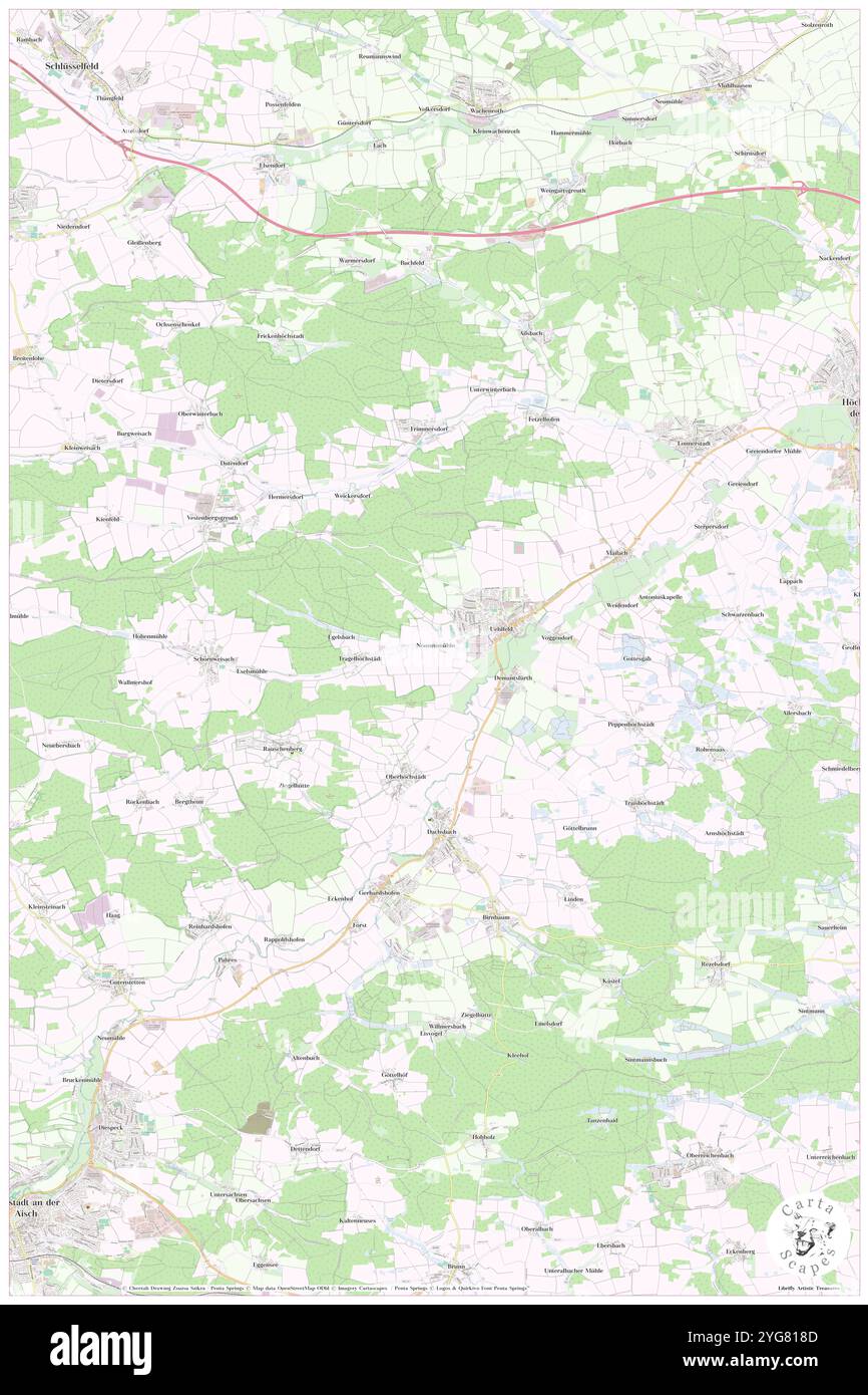 Uehlfeld, Regierungsbezirk Mittelfranken, DE, Germany, Bavaria, N 49 40 ...