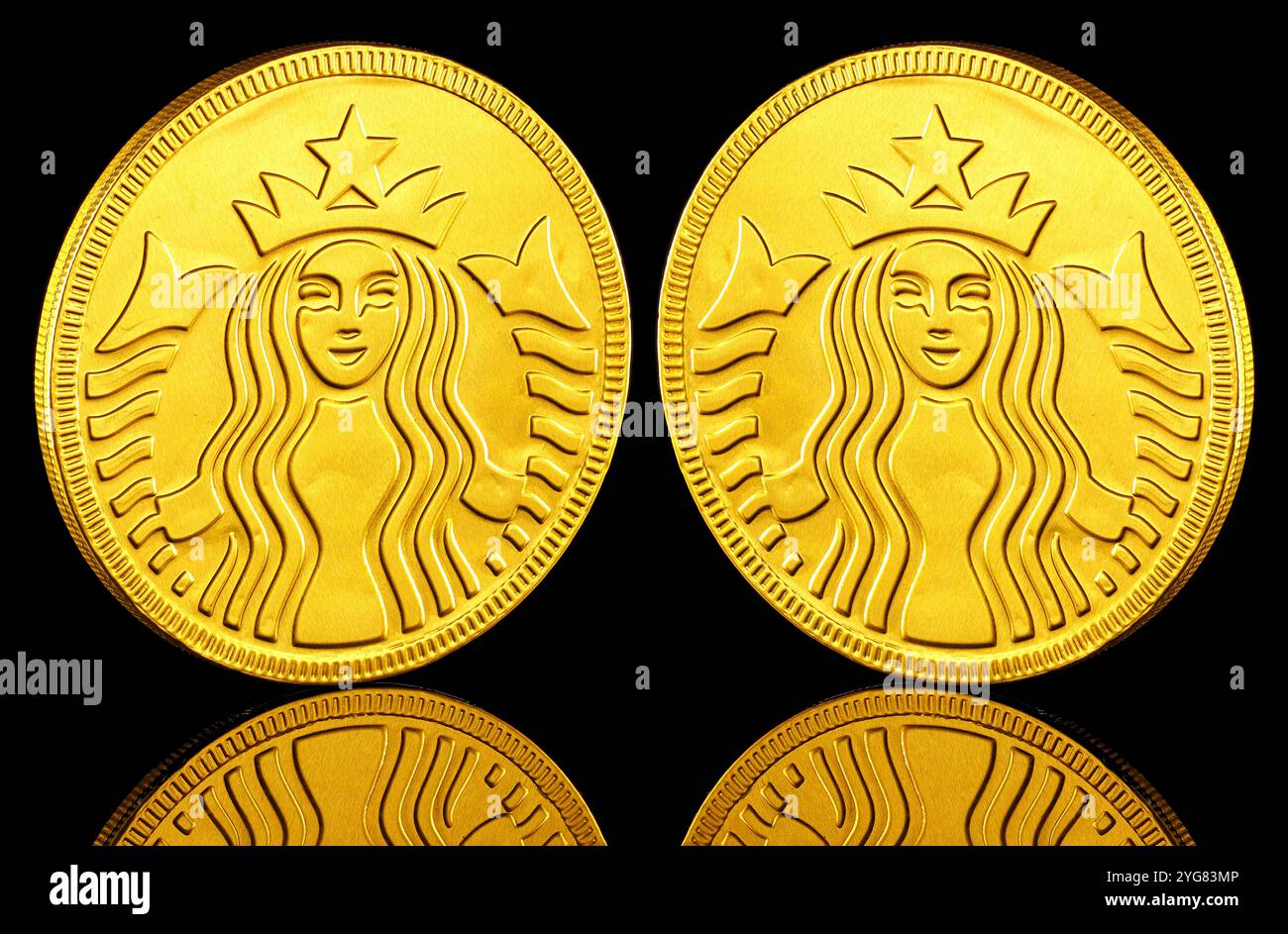 Starbucks coin hi-res stock photography and images - Alamy