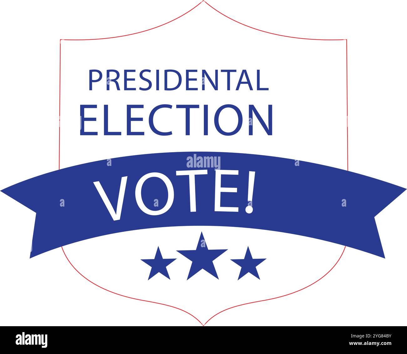 Politics slogan badge Stock Vector Images - Alamy