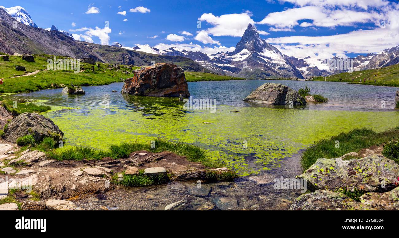 Stellisee matterhorn hi-res stock photography and images - Alamy