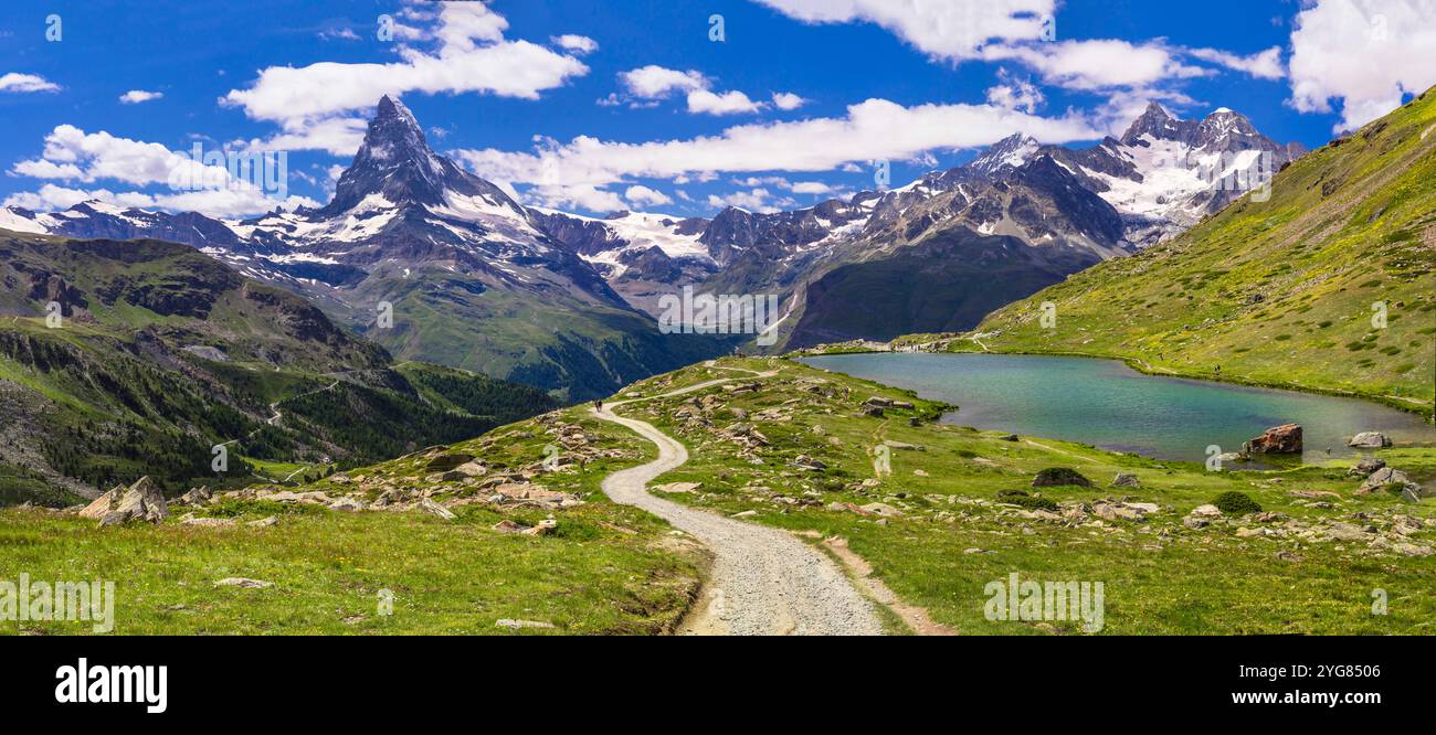 famous hiking routes in Switzerland , Valais canton - five most ...