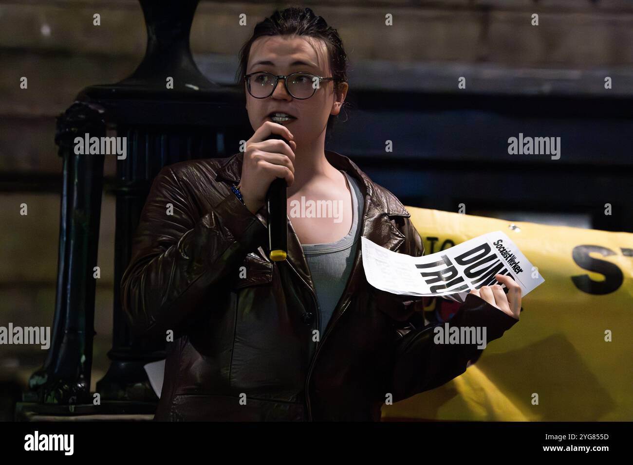 An emergency anti-racist protest in Edinburgh City Centre organised by ...