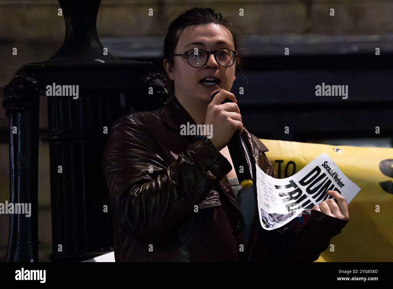 An emergency anti-racist protest in Edinburgh City Centre organised by ...