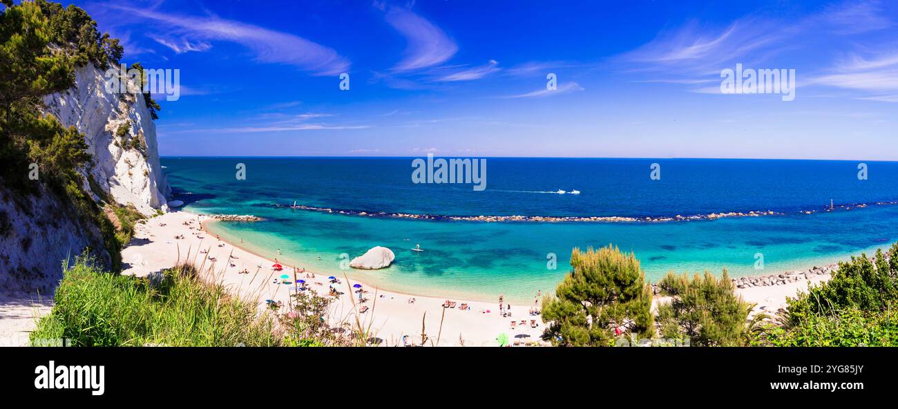 Italy summer vacation, best scenic sea landscape and beaches of Riviera ...