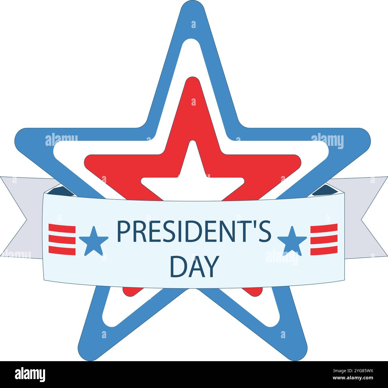 Presidents Day Background Featuring Abraham Lincoln Vector Illustration ...