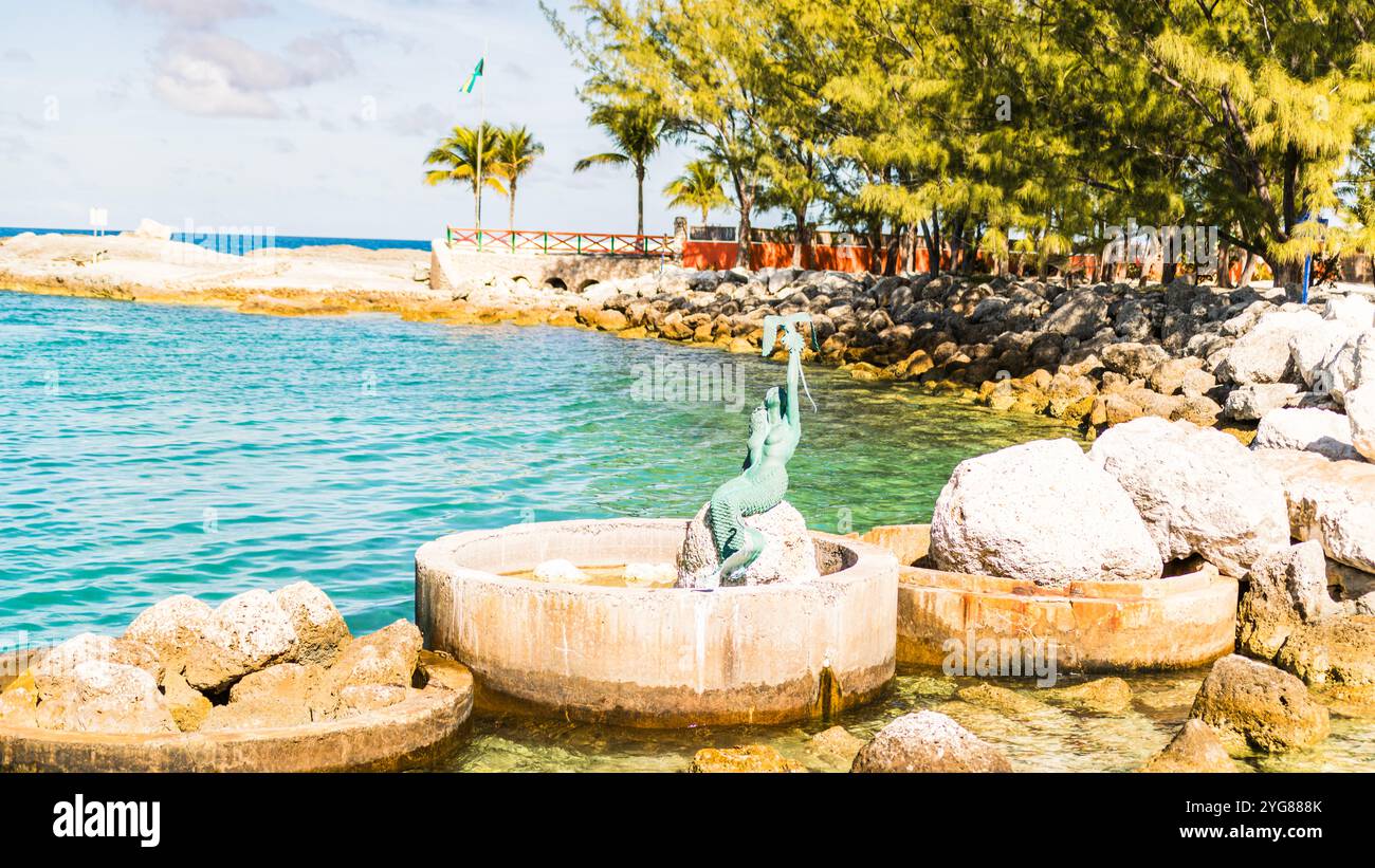 Bahamas Coco Cay Caribbean Island - Luxury beach oasis Stock Photo - Alamy