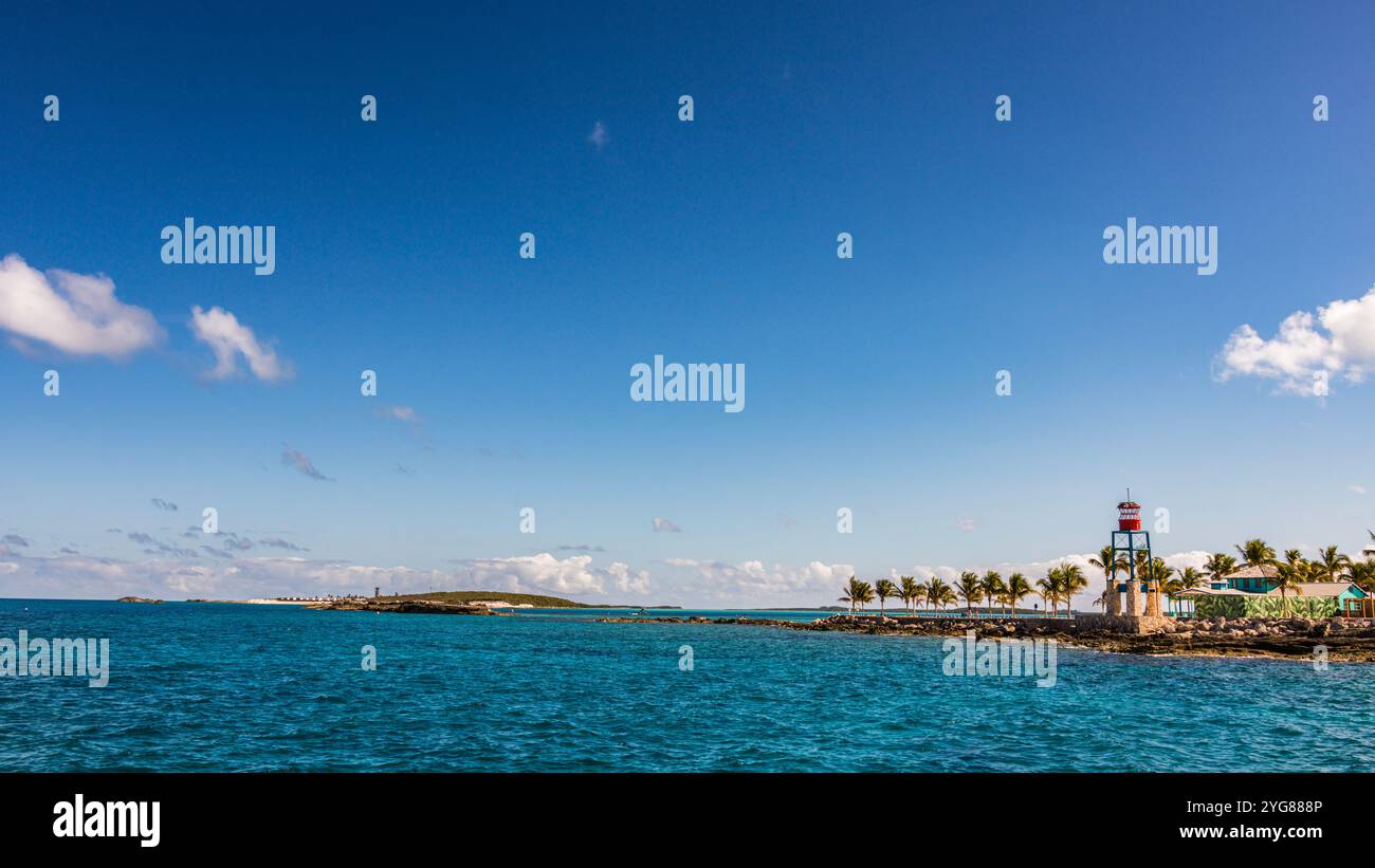 Bahamas Coco Cay Caribbean Island - Luxury beach oasis Stock Photo - Alamy