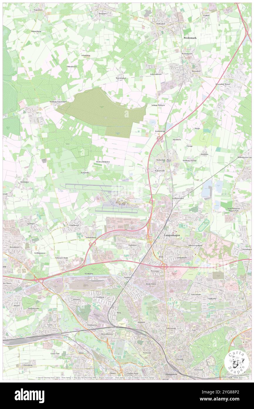 Langenhagen, DE, Germany, Lower Saxony, N 52 27' 2'', N 9 44' 56'', map ...