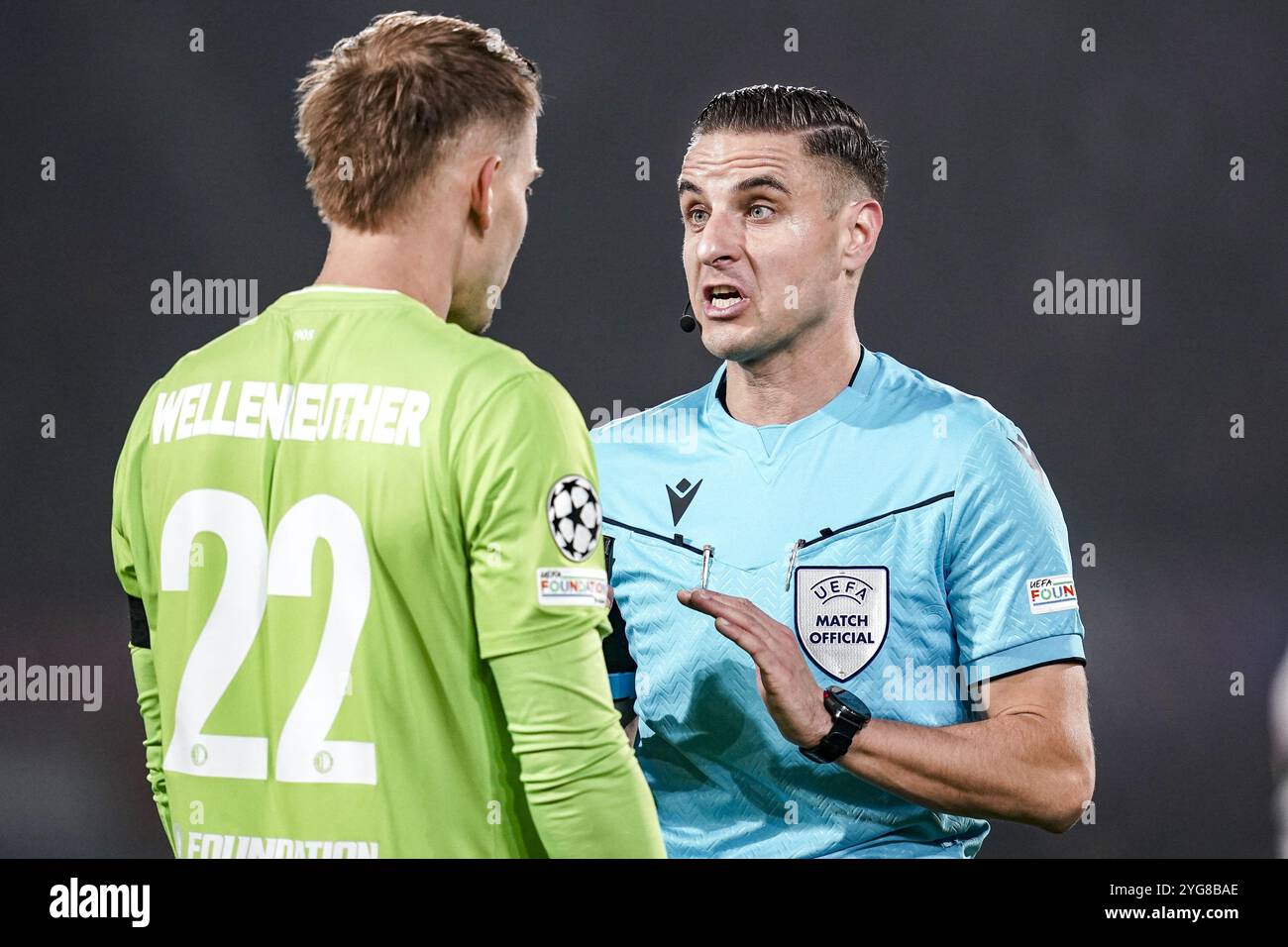 Rotterdam, Nederland. 06th Nov, 2024. ROTTERDAM, 6-11-2024, Stadium ...