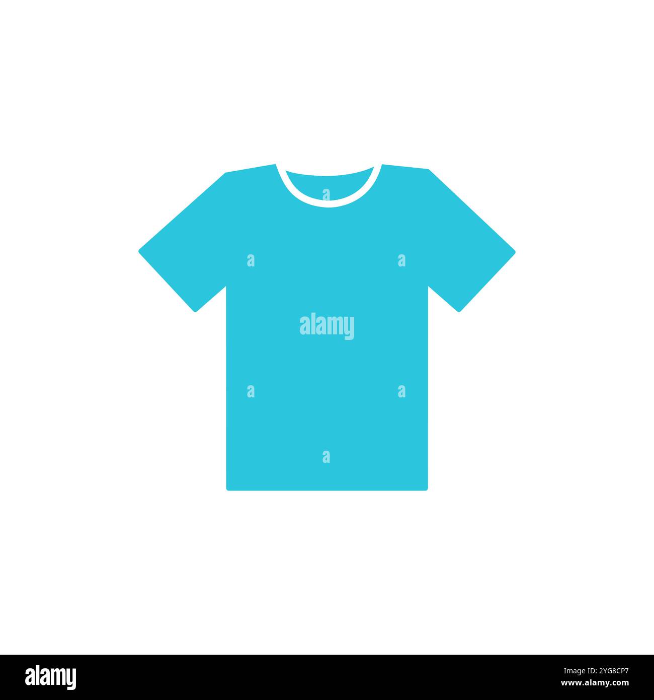 Simple Men T-Shirt icon. Isolated on white background. From blue icon ...