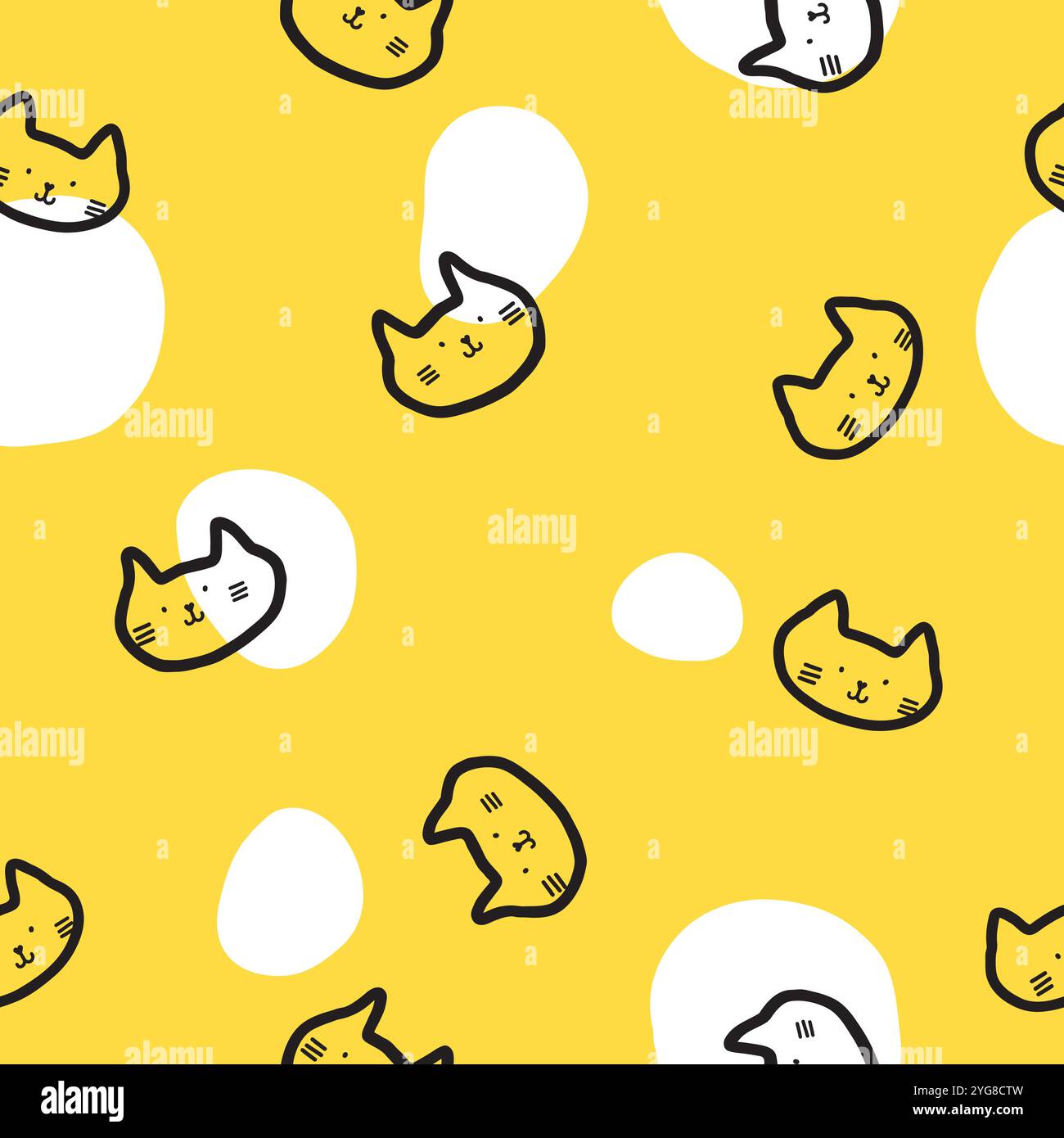 Cat Seamless pattern, texture background Stock Vector Image & Art - Alamy