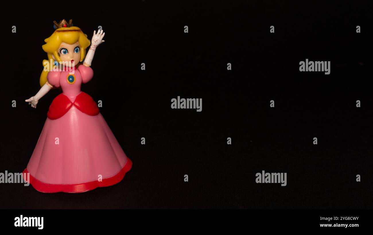 Princess peach wallpaper hi-res stock photography and images - Alamy