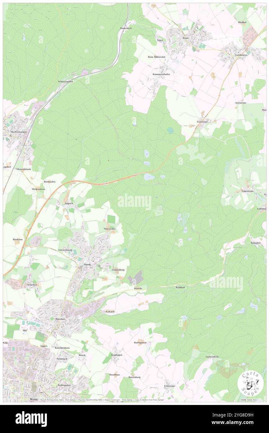 Baindter Wald, DE, Germany, Baden-Wurttemberg, N 47 51' 28'', N 9 40 ...