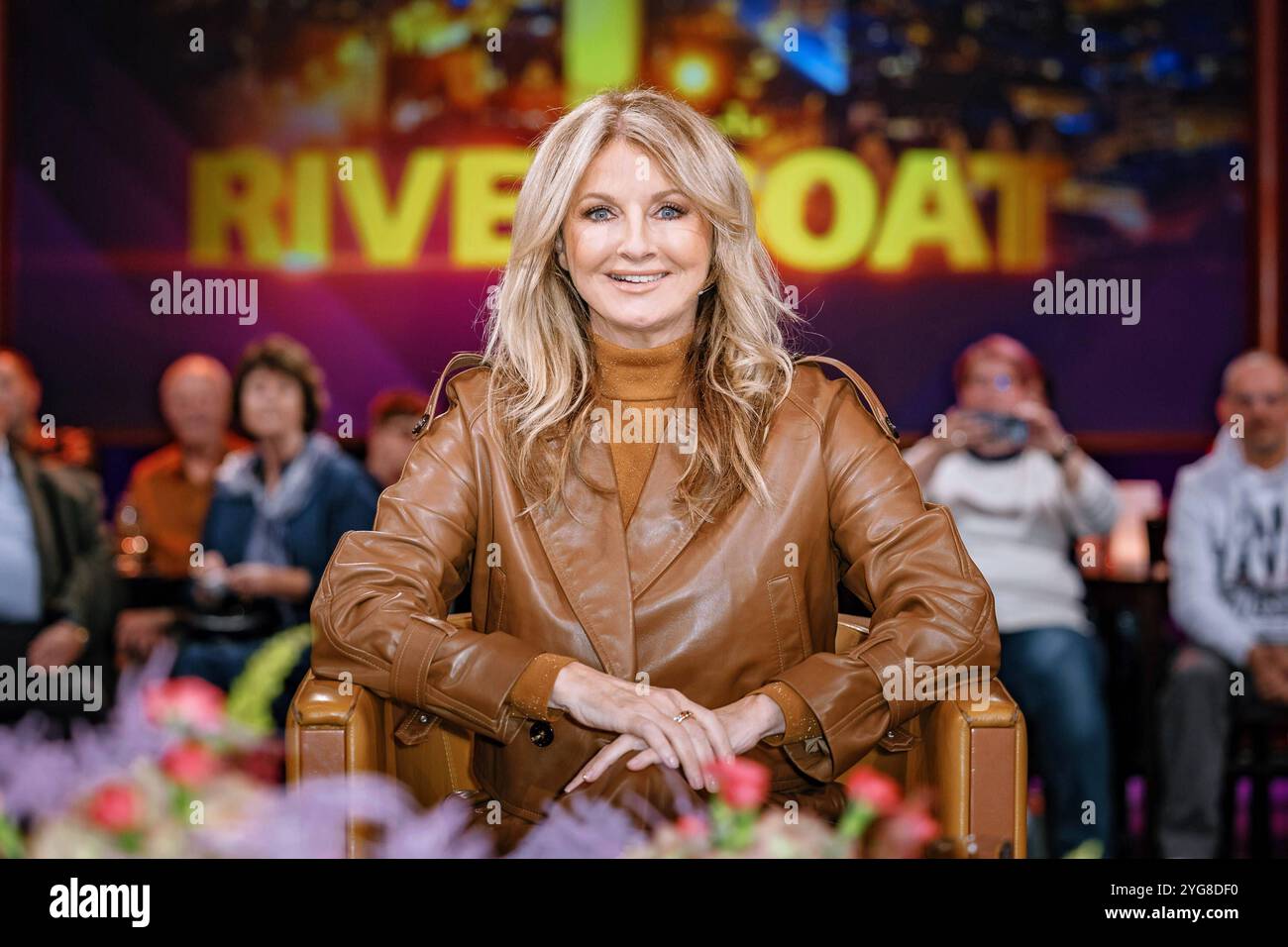 MDR - Riverboat. Moderatorin Frauke Ludowig anläßlich der Aufzeichnung ...