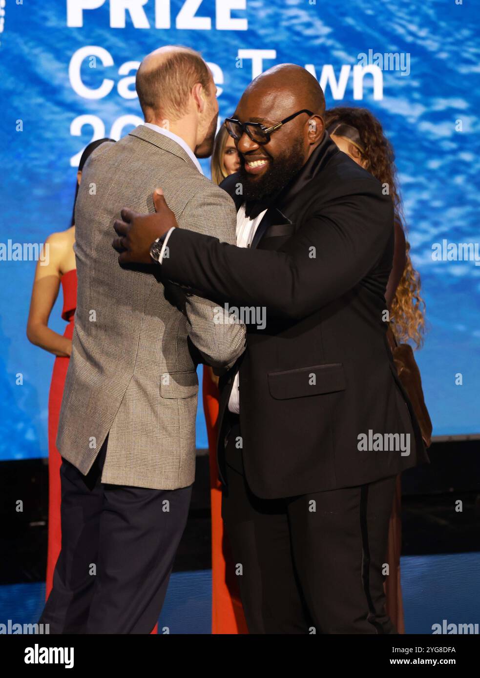 The Prince of Wales with Tendai Mtawarira during the Earthshot Prize ...