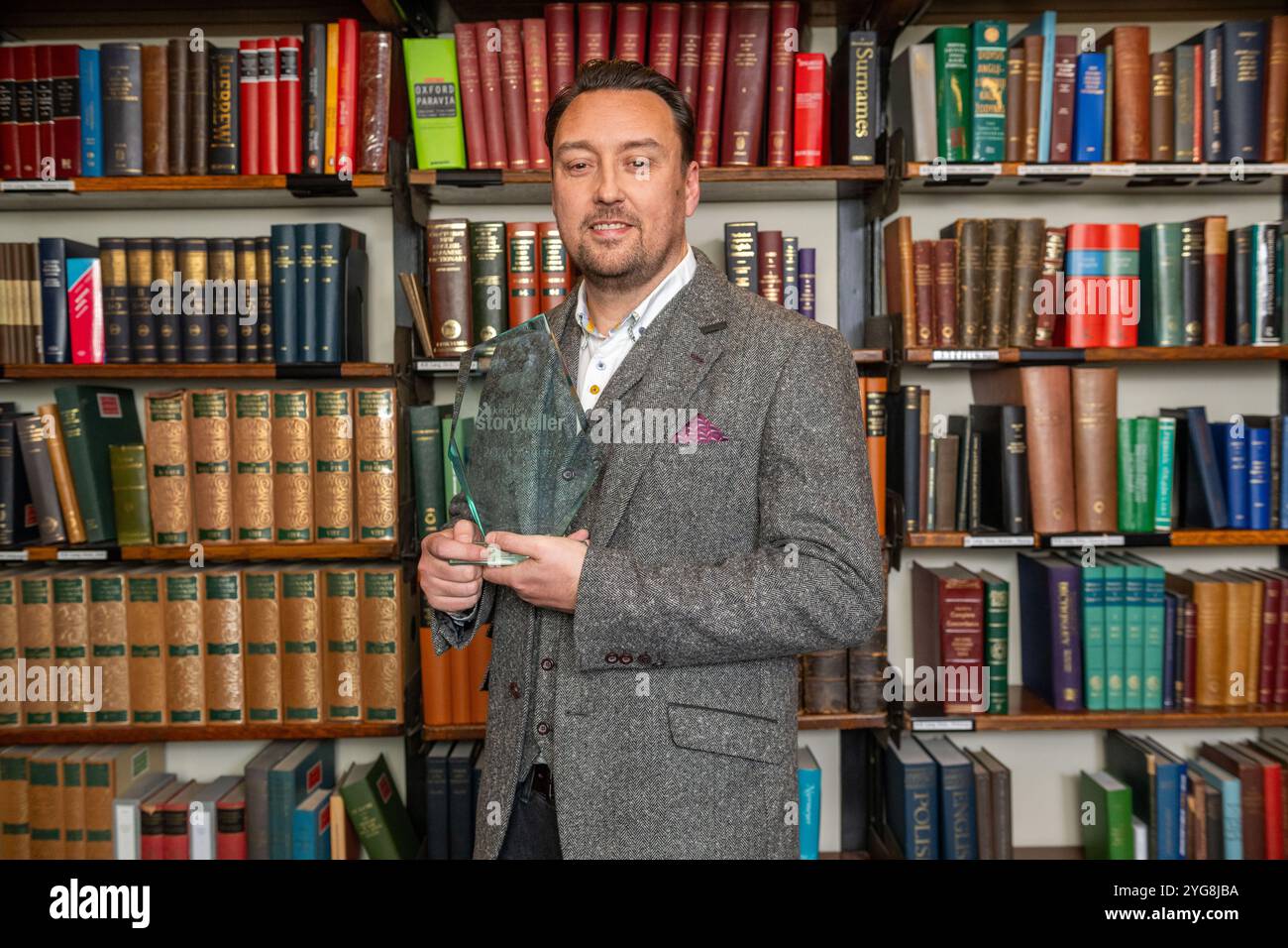 EDITORIAL USE ONLY JD Kirk is announced as the winner of the Kindle ...