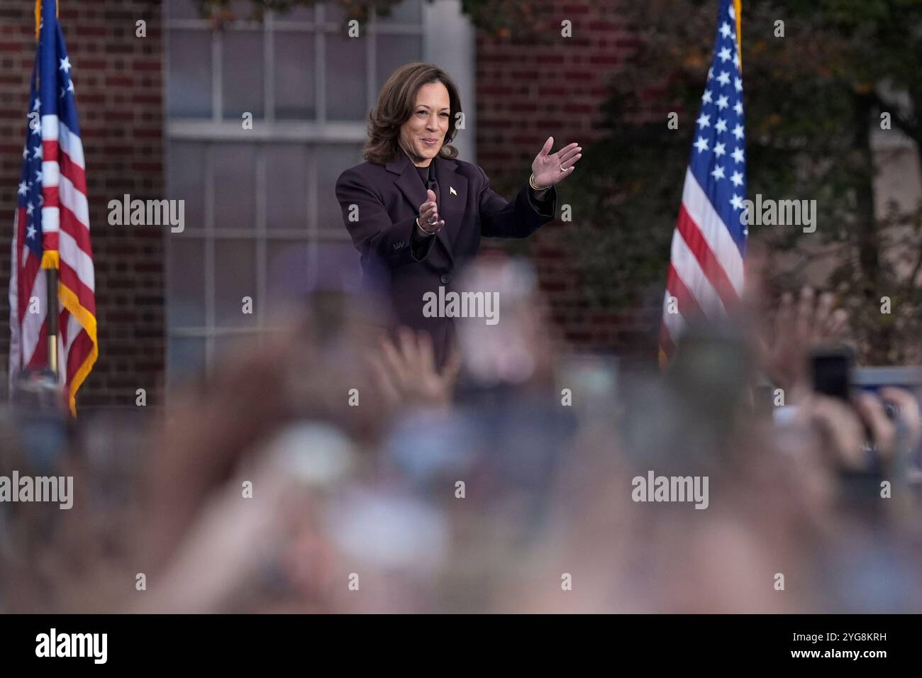 Vice President Kamala Harris delivers a concession speech after the ...