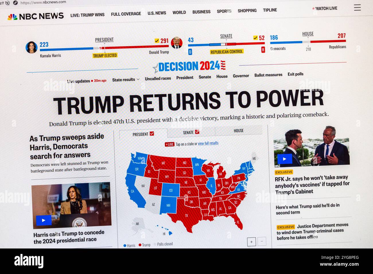 Trump returns to power hi-res stock photography and images - Alamy