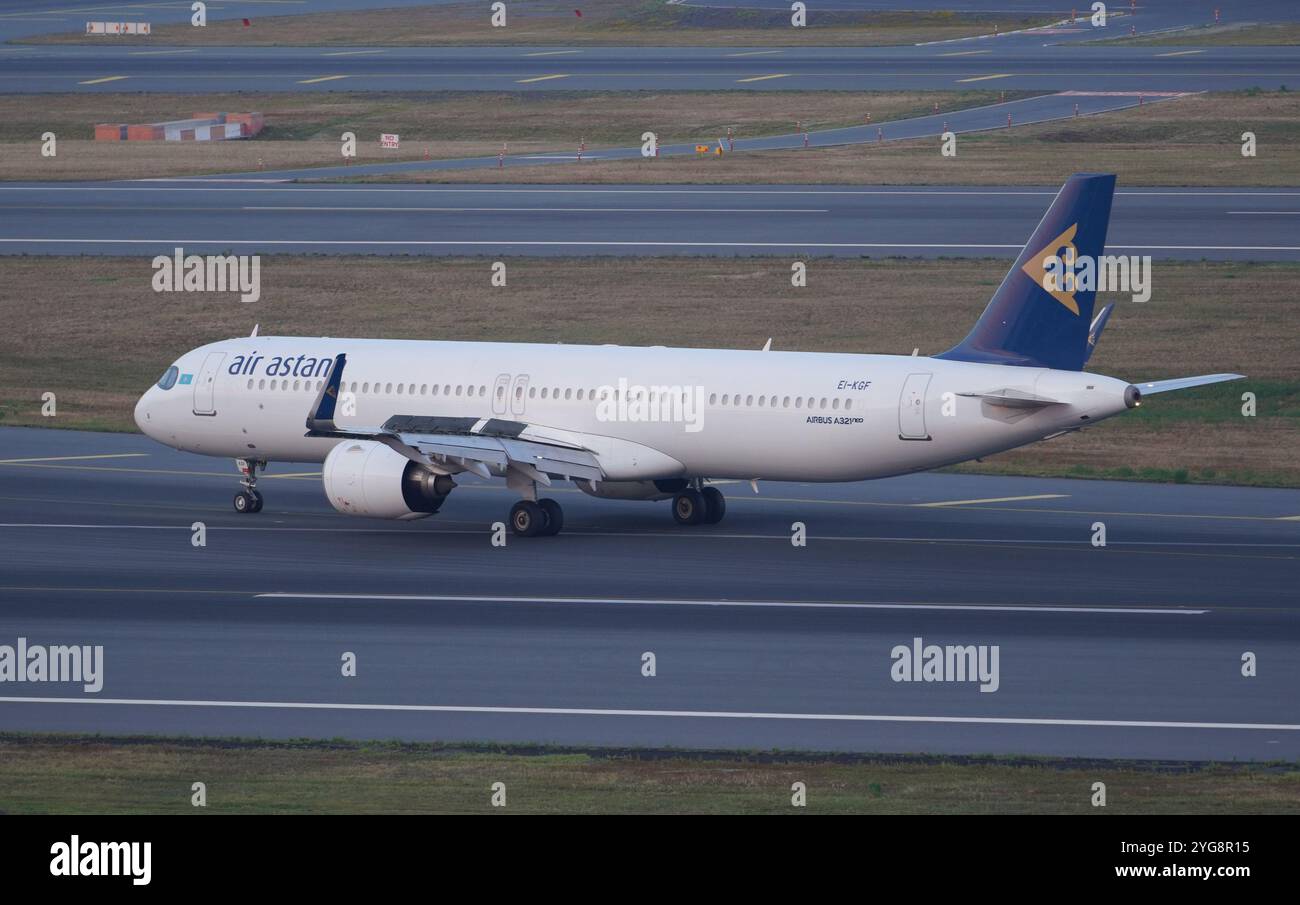 ISTANBUL, TURKIYE - JUNE 21, 2023: Air Astana Airbus A321-271NXLR (10427) landing to Istanbul ...