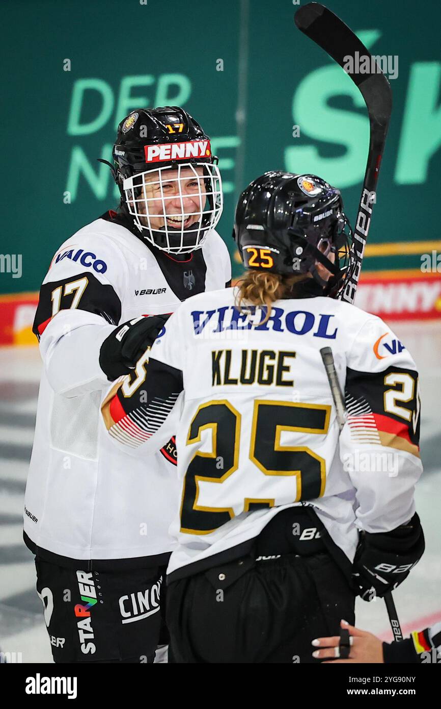 Landshut, Germany. 06th Nov, 2024. Ice hockey, women: Nations ...