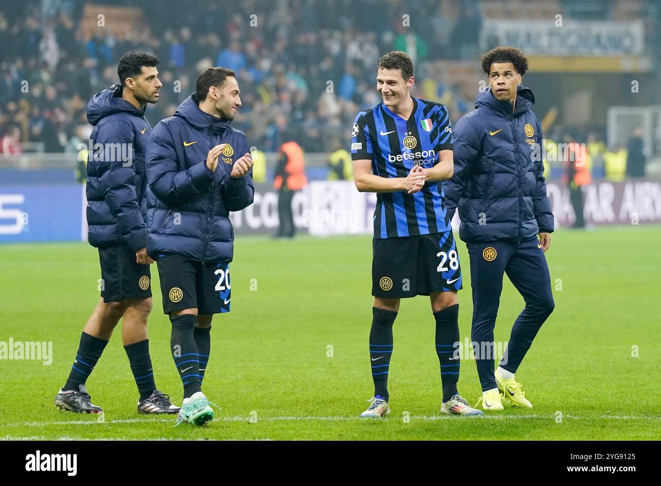 Milano Italy, November 6th 2024: Hakan Calhanoglu (20 Inter) and ...