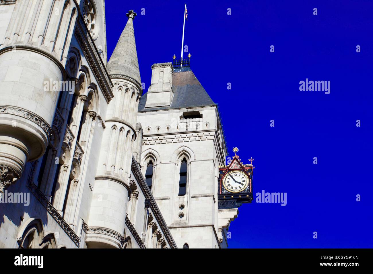 Royal Courts of Justice, Strand, City of Westminster, London,England ...