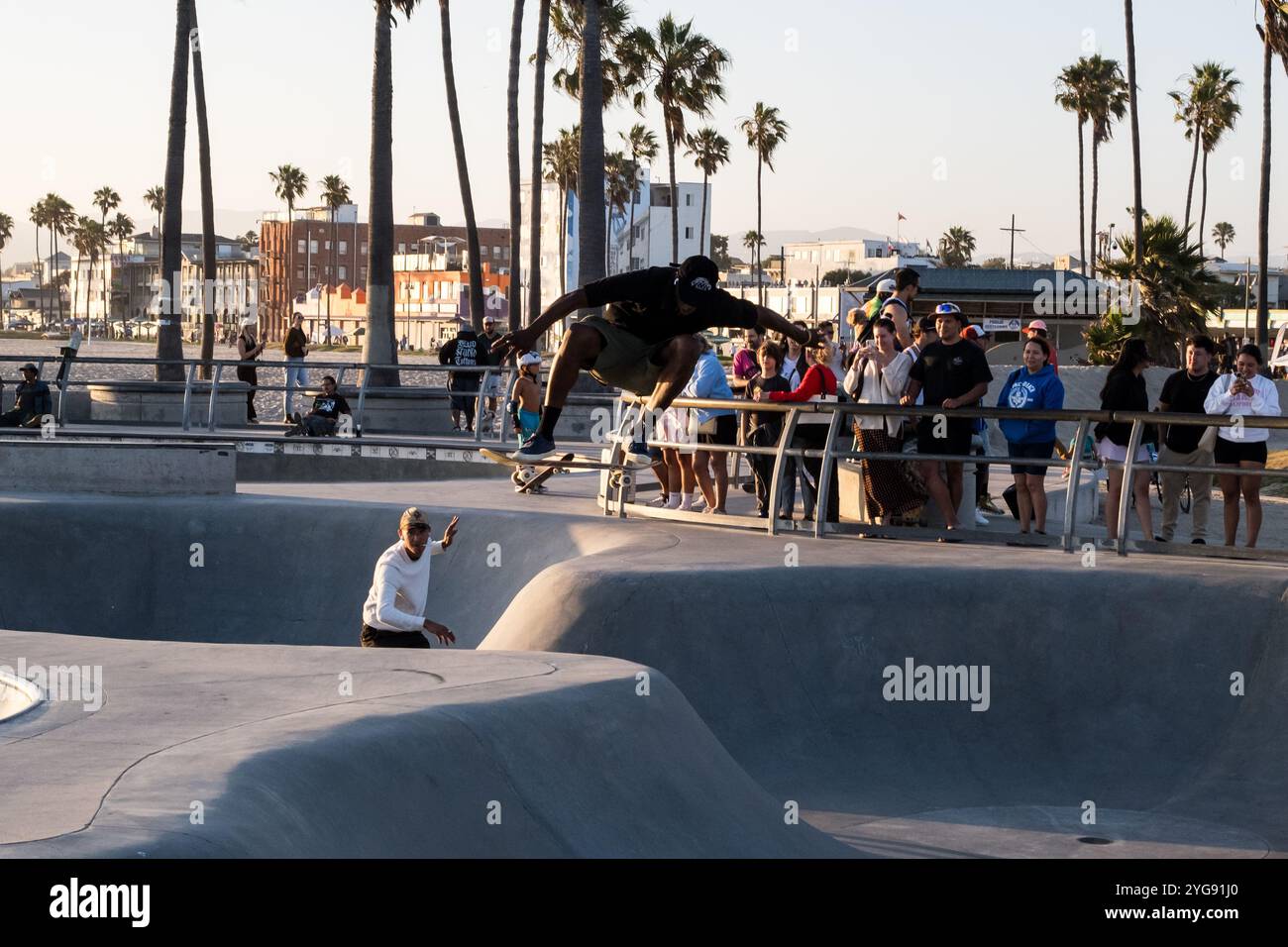Los Angeles, USA. 28th Jun, 2024. The Goat skating at the Venice Beach ...