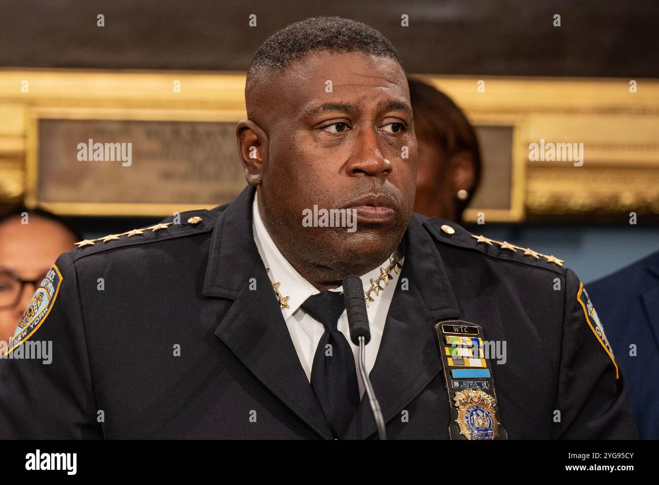 New York, NY, USA, 6 November 2024: NYPD Chief of Depratment Geoffrey ...