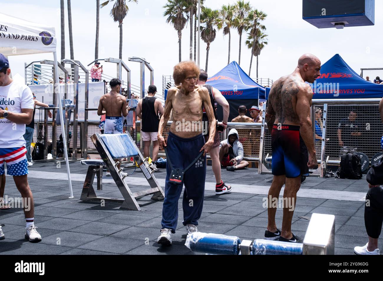 Los Angeles, USA. 4th Jul, 2024. Venice Beach Boardwalk Mr. & Ms ...