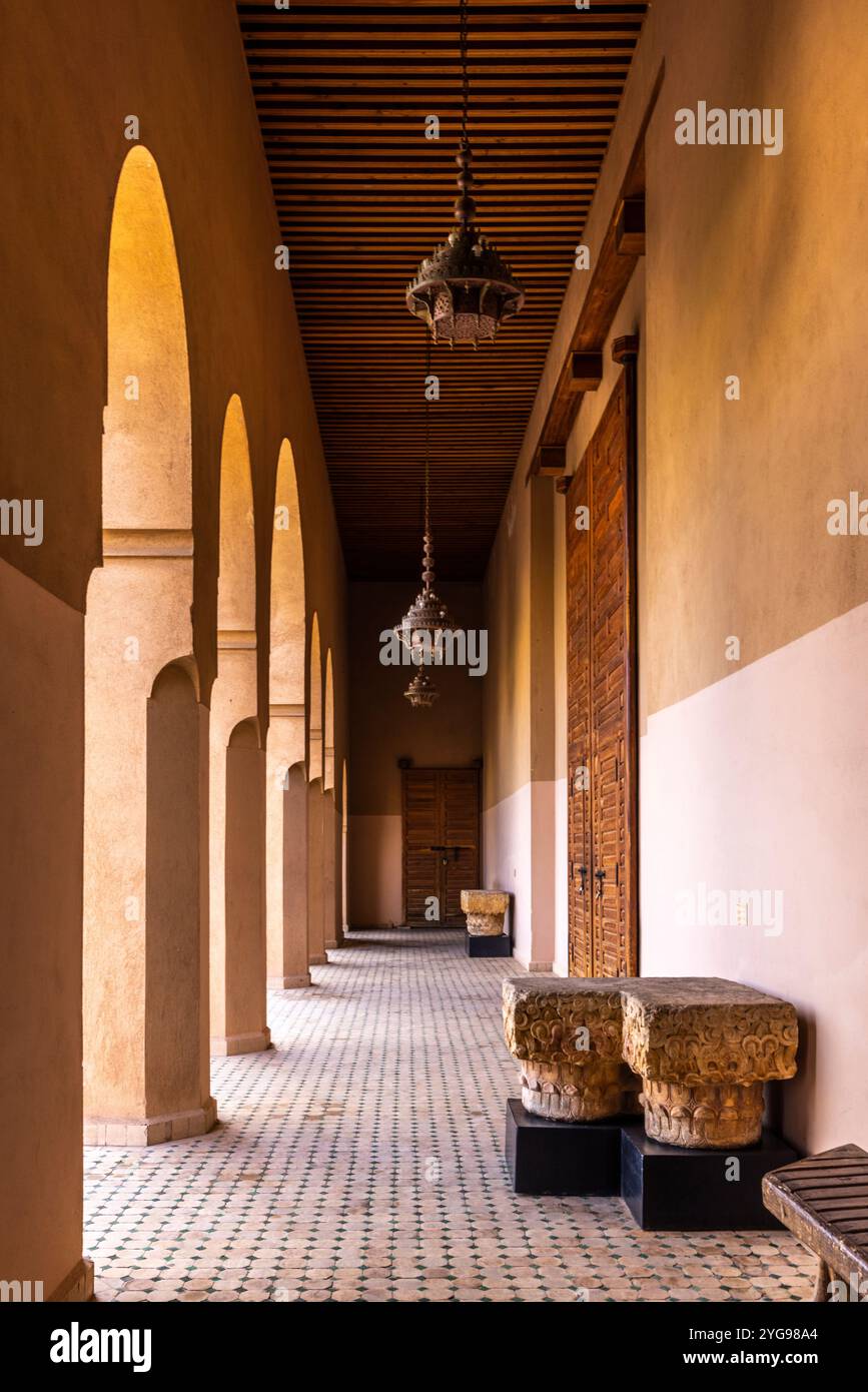 Morocco, Marrakech. Badii Palace Stock Photo - Alamy