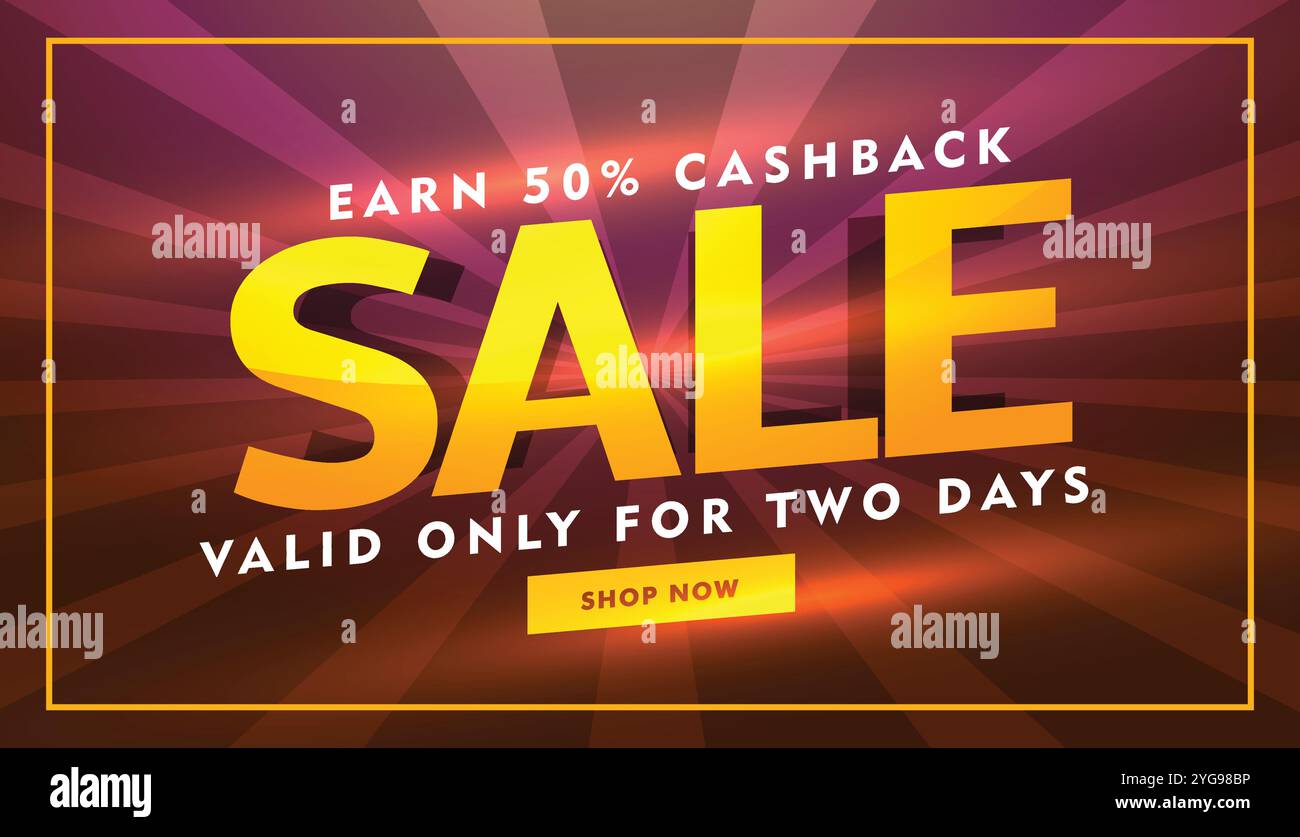 sale and discount voucher design template in creative style Stock ...